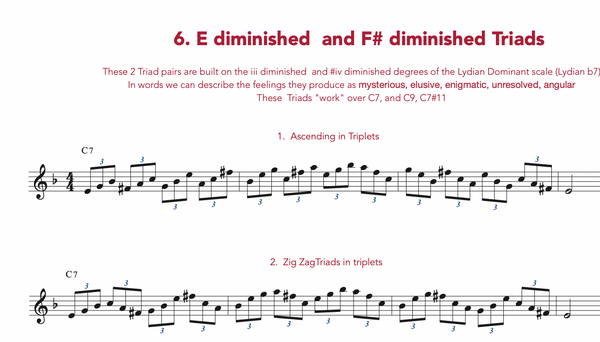 ENCYCLOPEDIA OF TRIAD PAIR COMBINATIONS | Jazzduetshop