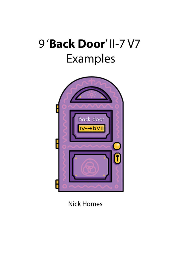 Back Door II- V I Essential Harmony PDF | Jazzduetshop