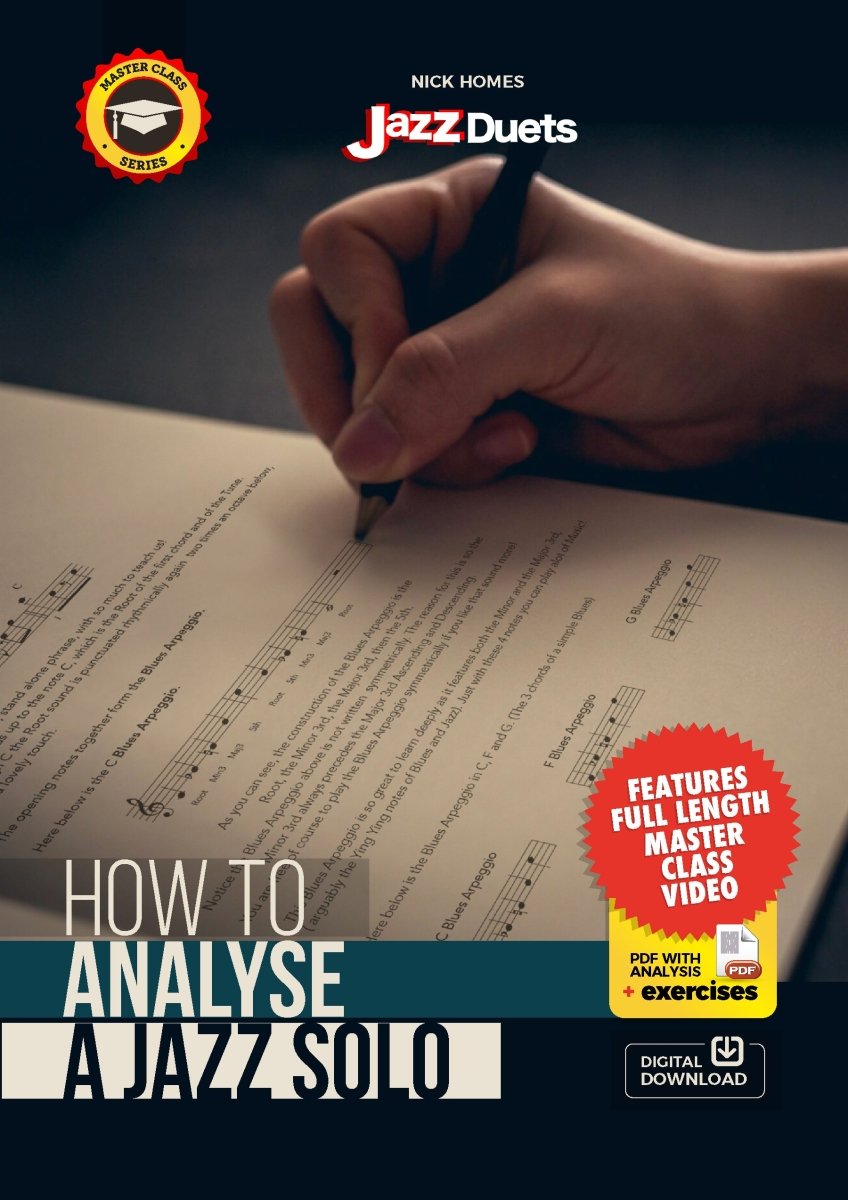 How to Analyse a Jazz solo + Exercises Master class | Jazzduetshop