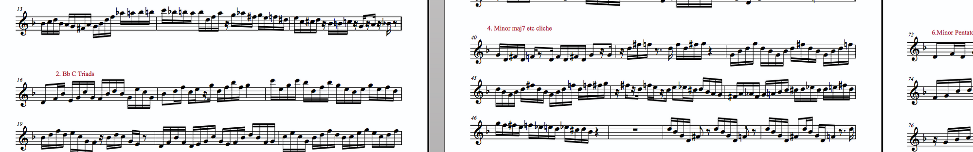 12 studies on a minor 7 vamp - digital PDF+ Mp3 backing track ...