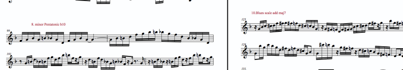 12 studies on a minor 7 vamp - digital PDF+ Mp3 backing track ...