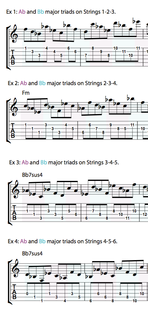 Introduction to Practicing Triad Pairs on Guitar- Digital download ...