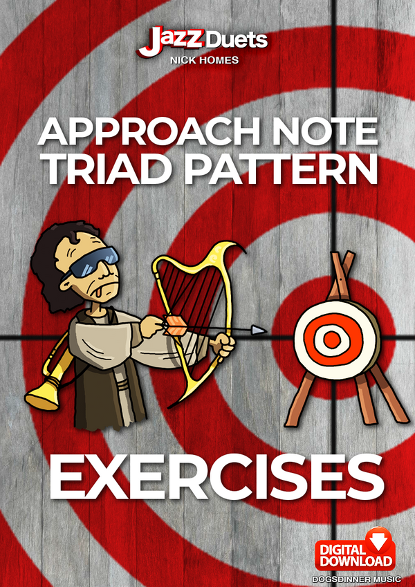 Approach note Triad Pattern Exercises | Jazzduetshop