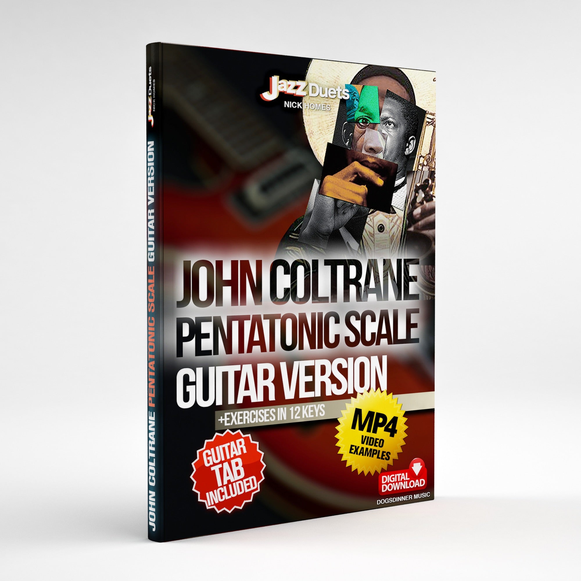 Coltrane Pentatonic Guitar package - with TAB | Jazzduetshop